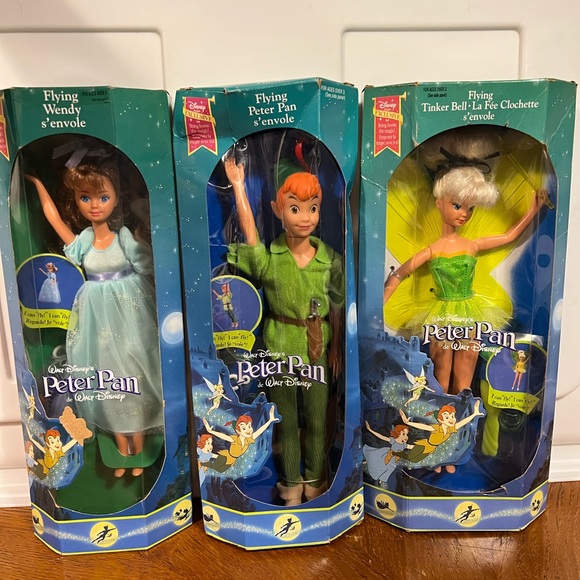 Mattel | Toys | Walt Disneys Peter Pan Dolls | Poshmark